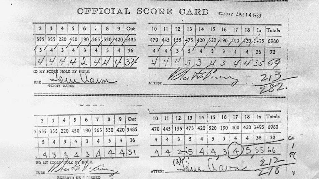 The (real) Masters Class: How two of golf's greats handled one ...